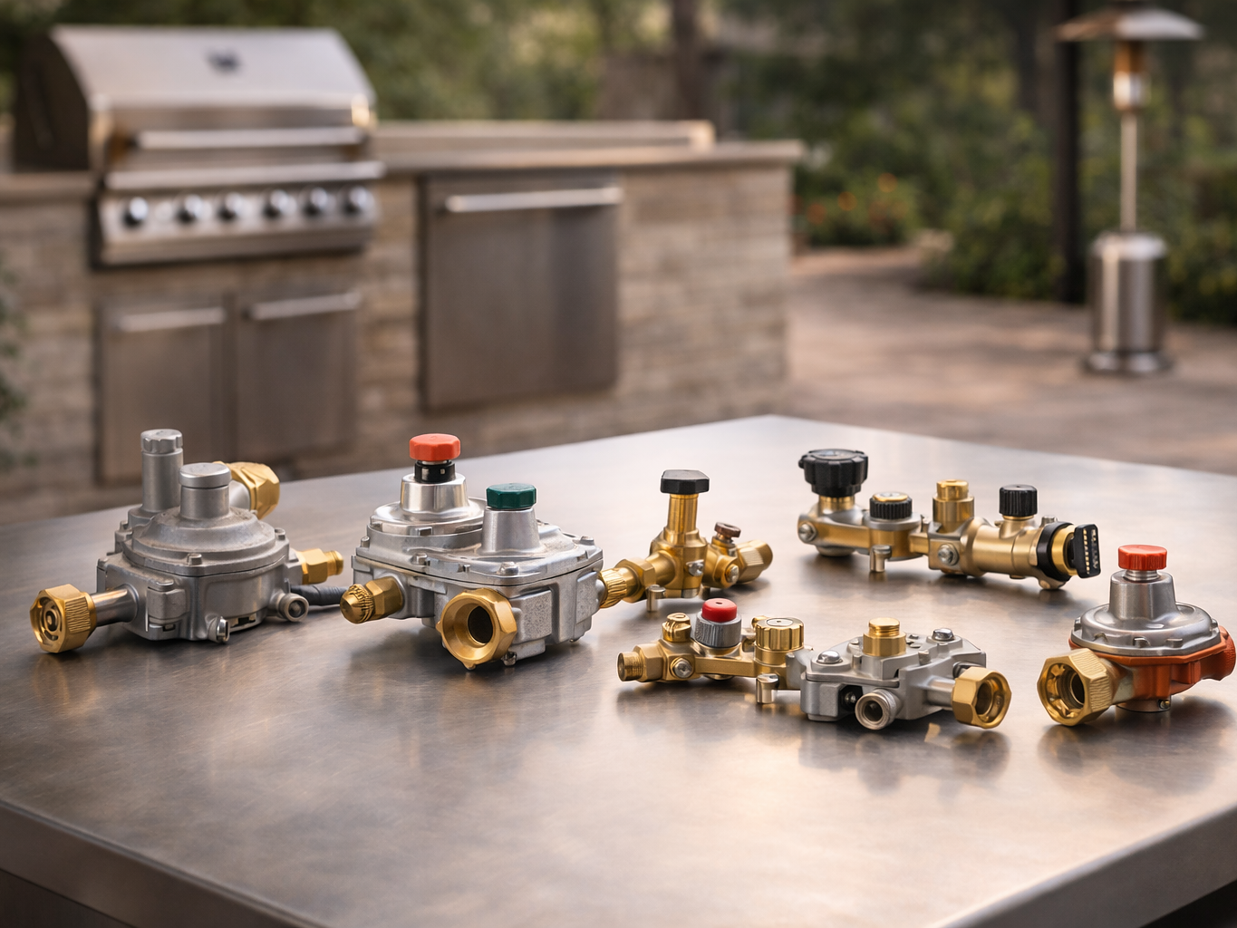 Grill & Heater Gas Regulators Valves | Propane & Natural Gas Parts ...