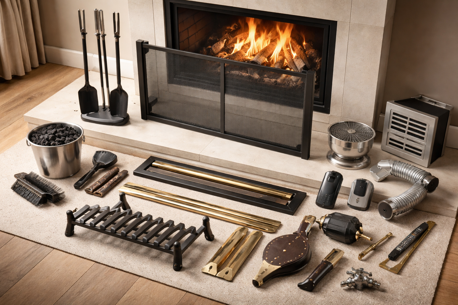 Fireplace Accessories | Controls, Remotes, Screens & Hearth Parts ...