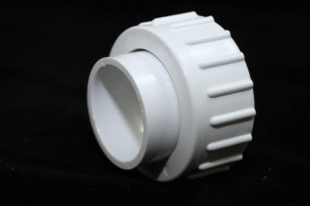 Waterway Plastics 400-1990 Pump Union 1 Inch FBT X 1 Inch Slip Connect ...